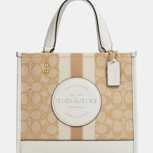 Coach | Bags | Nwt Coach Outlet Dempsey Tote 22 In Signature Jacquard ...